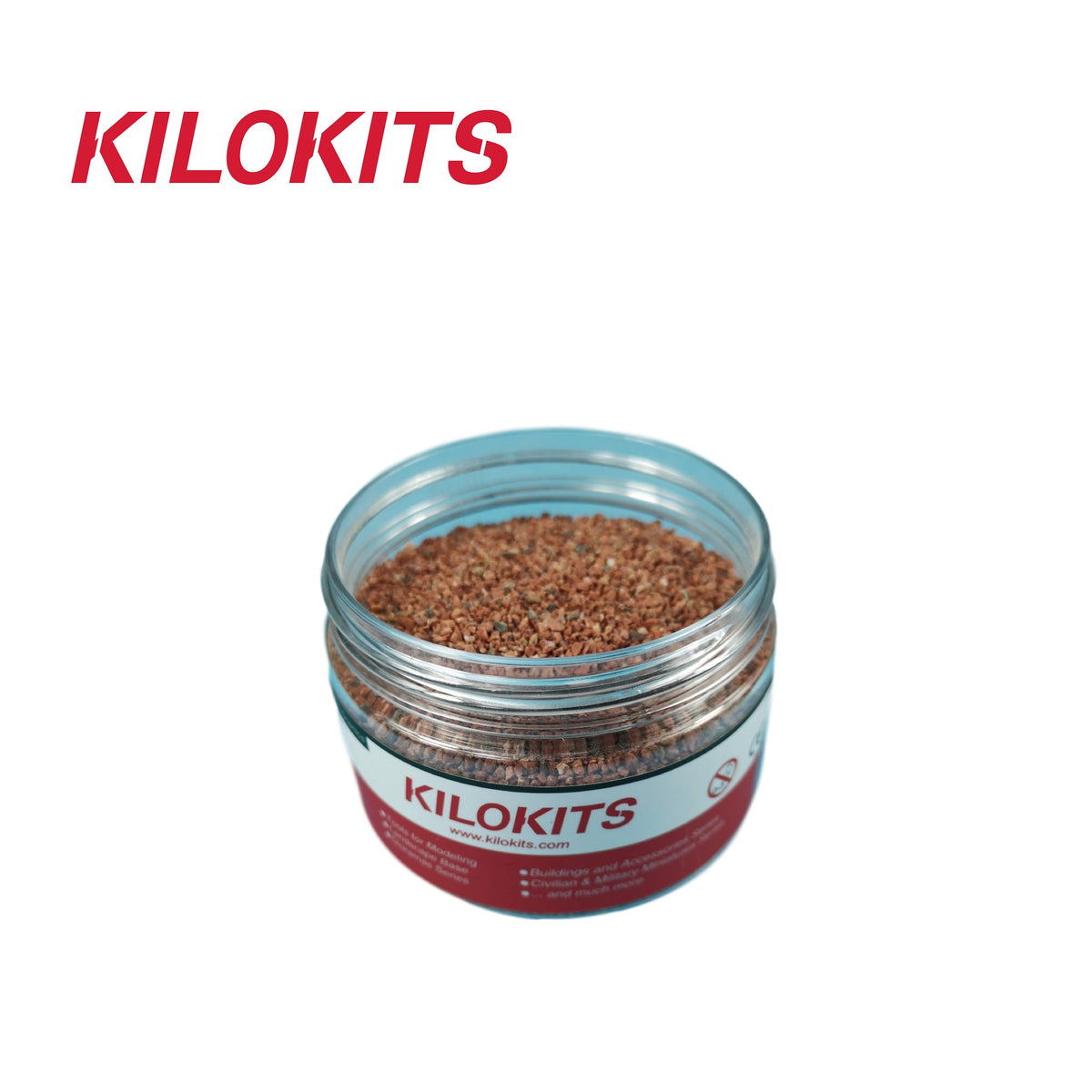 KILOKITS Medium Brick Red Track Ballast 160g – KiloKits Mini Scenics