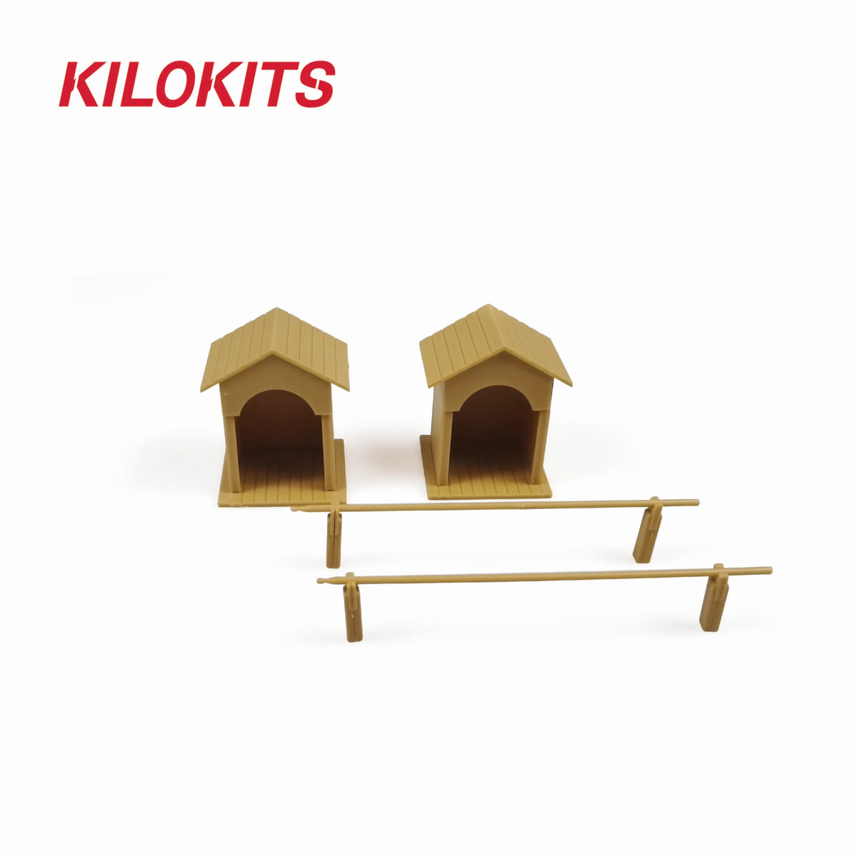 KILOKITS 1:72 WWII Military Guard Shack 2-Pack – KiloKits Mini Scenics