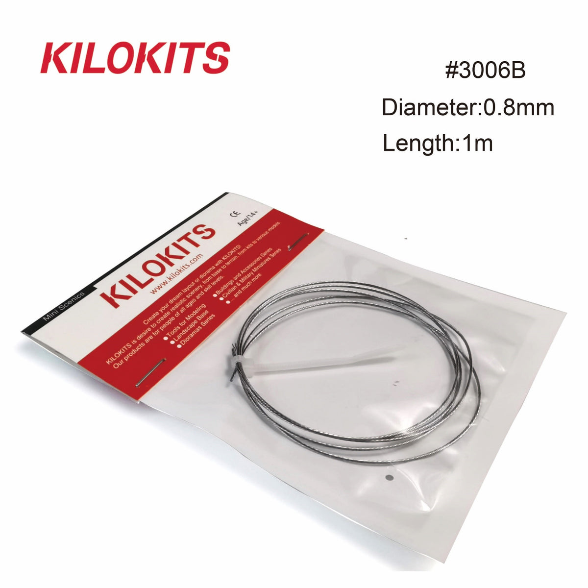 KILOKITS Stainless Steel Model Wire Rope Multi Sizes Optional #3006 ...